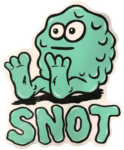 SNOT BOOGER LOGO STICKER XL | AWH Sales