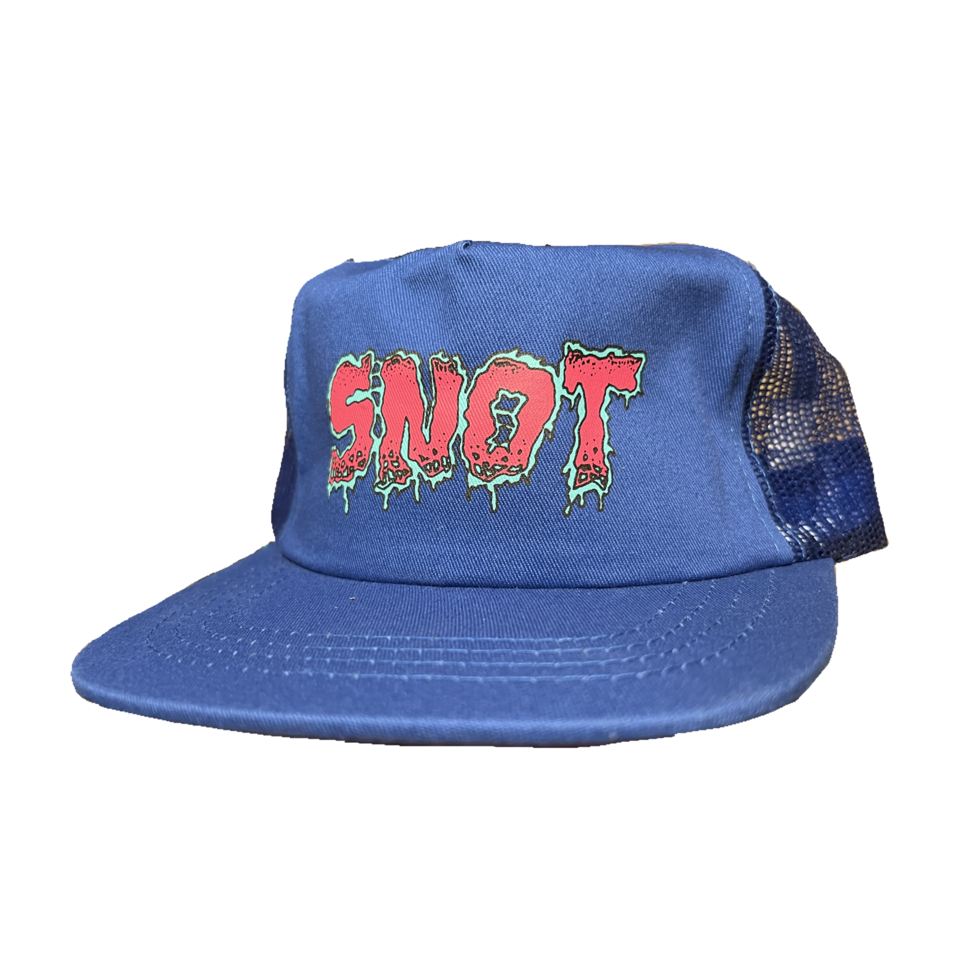 SNOT MELTDOWN LOGO CLASSIC TRUCKER HAT BLUE | AWH Sales