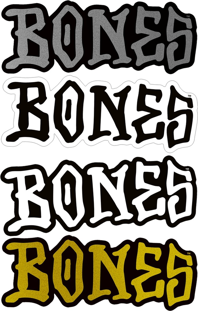 BONES WHEELS 3" STICKER | AWH Sales