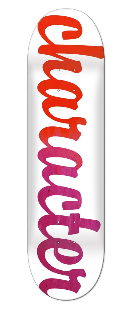 CHARACTER TEAM KNOCK OUT SCRIPT RED/PINK FADE DECK 8.25 | AWH Sales