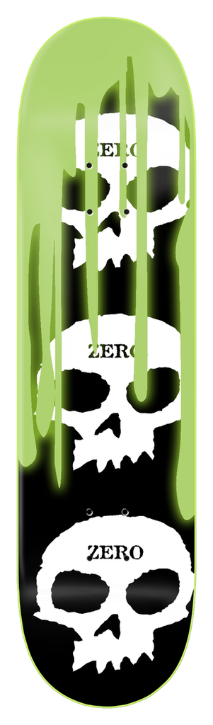 ZERO TEAM 3 SKULL BLOOD GLOW OOZE DECK 8.50 | AWH Sales