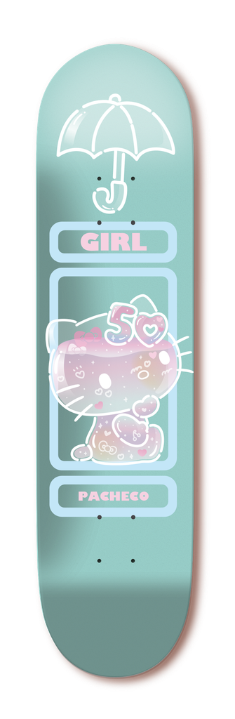 GIRL PACHECO HELLO KITTY 50TH TWIN TAIL DECK 8.5 | AWH Sales