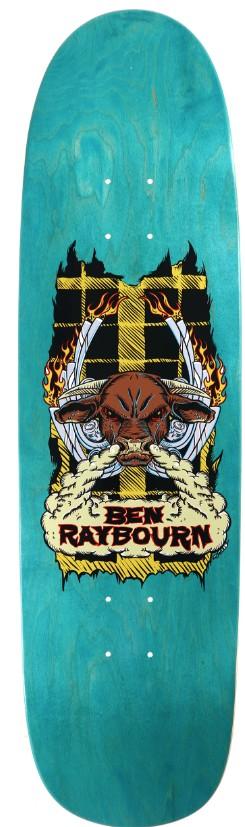 METAL BEN RAYBOURN STEER SHAPED DECK 8.75 | AWH Sales