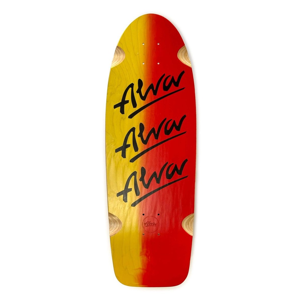 ALVA TRI-LOGO PIG FRUIT FADE SHAPED WHEEL WELLS DECK 10.0 X 30.0 | AWH ...